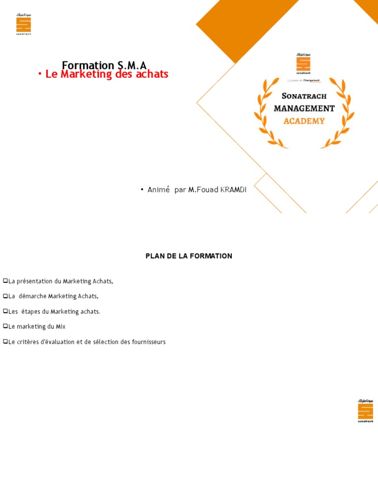 Le Marketing Des Achats | PDF