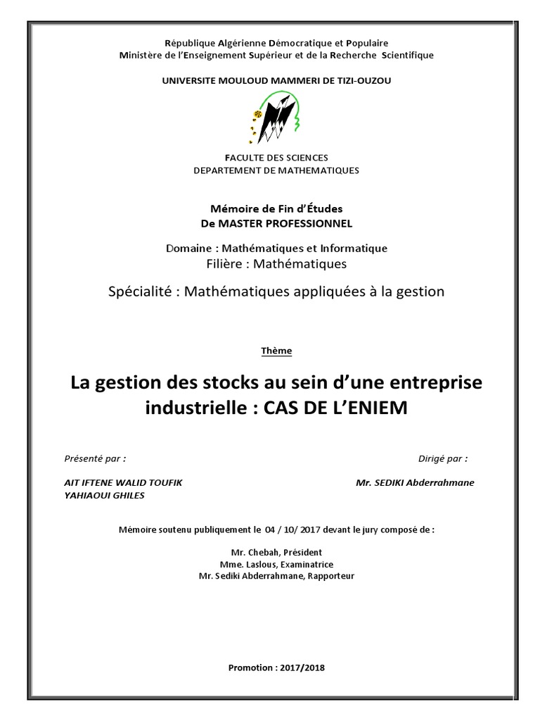 Gestion Des Stock | PDF