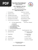 Investiture Ceremony Script | PDF | Youth Movements | Scouting