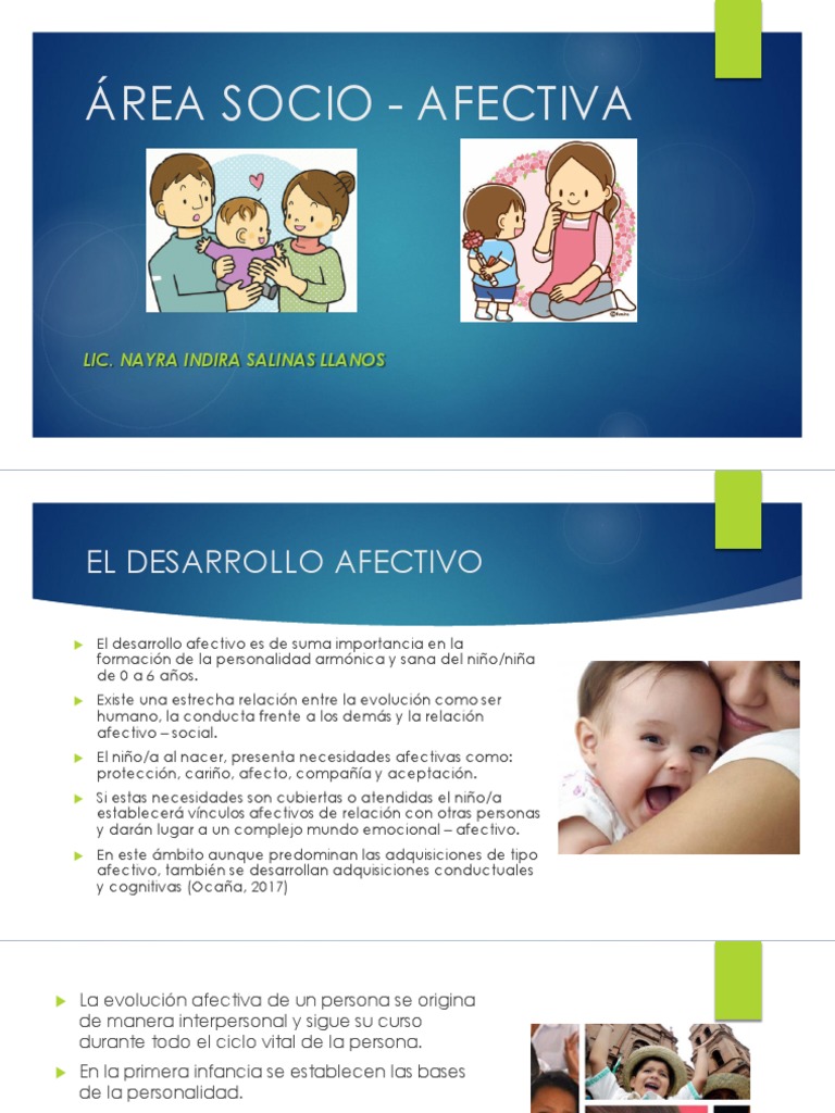 Área Socio - Afectiva | PDF | Las emociones | Autoestima