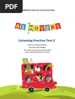 Cambridge A1 Movers Practice Tests | PDF | Learning