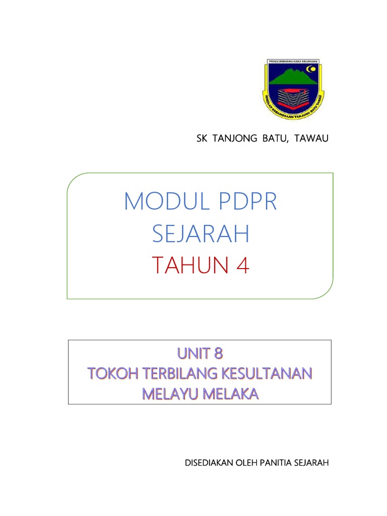 Modul PDPR Sejarah Tahun 4 | PDF