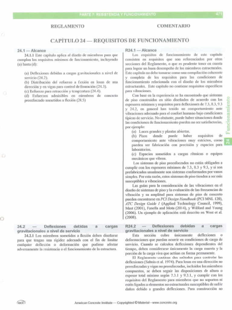 Capitulo 24 Norma Aci | PDF