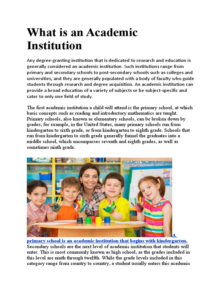 Understanding Academic Institutions | PDF | Governance | Public University