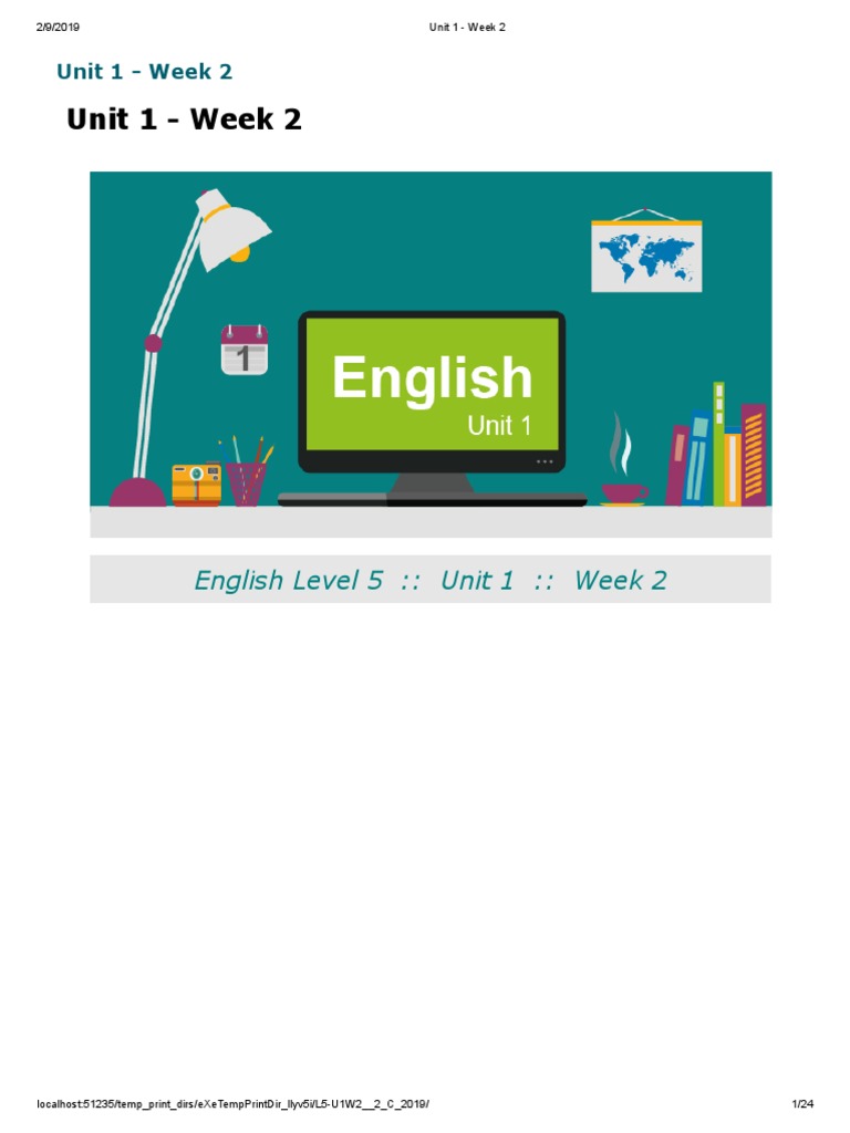 UNIT 1 Week 2 | PDF | Linguistics UNIT 1 Week 2 | PDF | Linguistics
