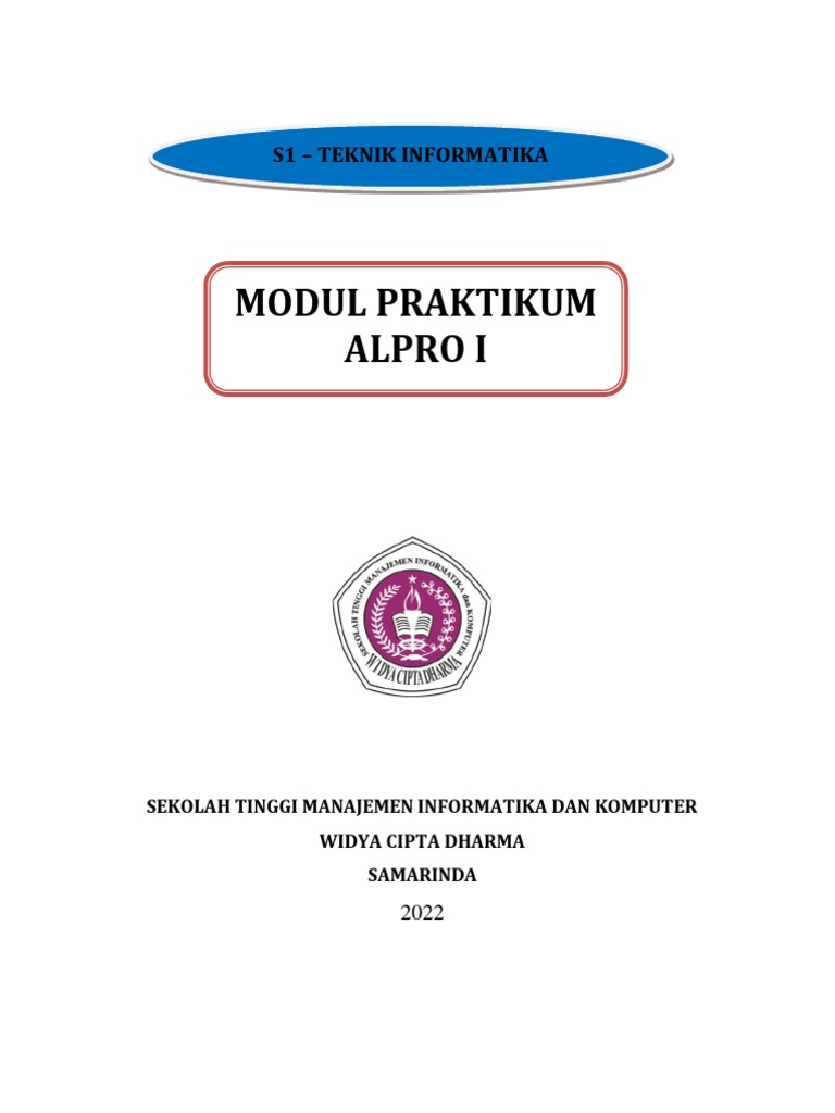 Modul-praktikum-Alpro Dasar 1 TI DevC++ | PDF