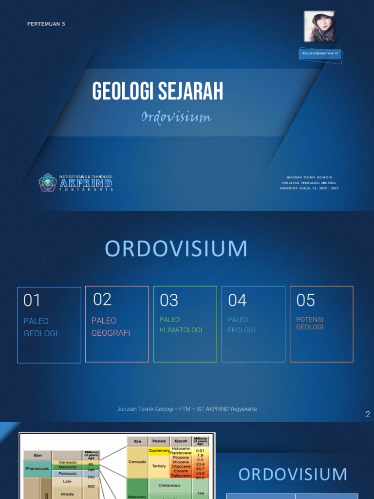 Geologi Sejarah - Pertemuan 5 - Ordovisium - Dina Tania-1 | PDF