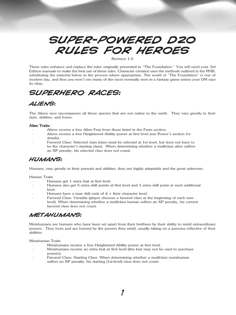 D20 Modern - EBook - Super-Powers | PDF
