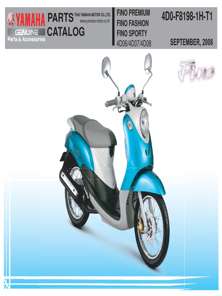 Yamaha 2008 Motorcycles Brochure | PDF | Motor Vehicle