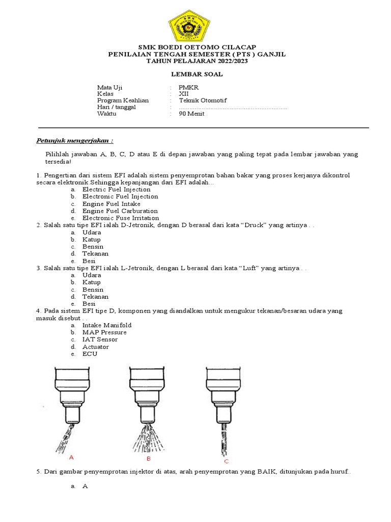 Soal PTS Ganjil | PDF