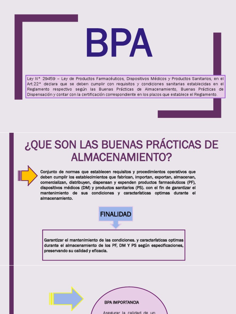 BPA | PDF | Medicamentos con receta | Calidad (comercial)
