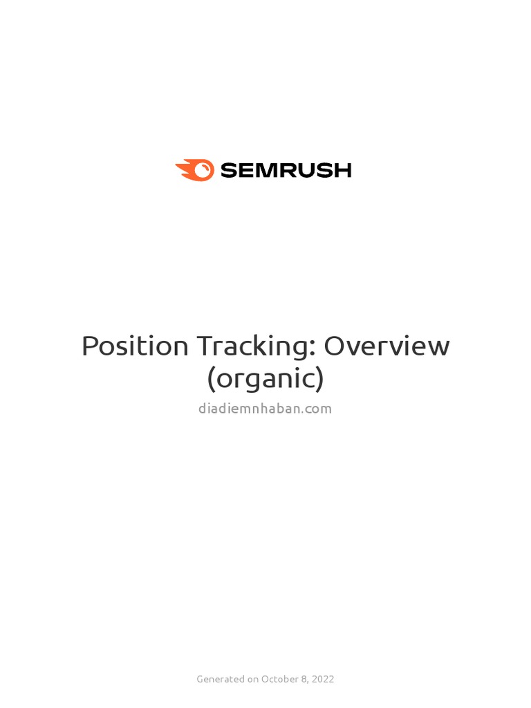 SEMrush-Position Tracking - Overview (Organic) - Diadiemnhaban Com-8th ...