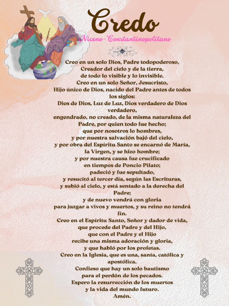 Credo Niceno Constantinopolitano | PDF
