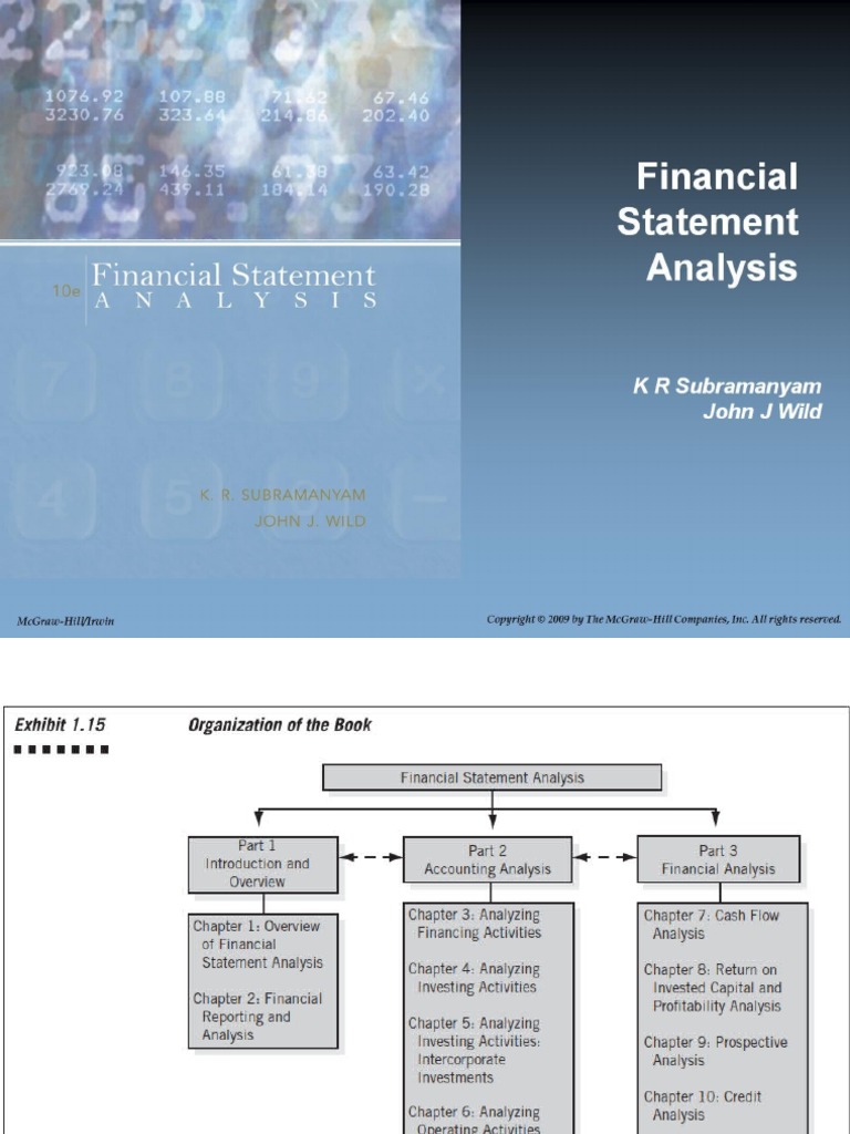 Chapter01 Overview of Financial Statement Analysis | PDF