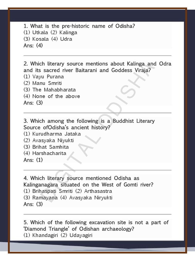 Ancient History Short Questions PDF | PDF