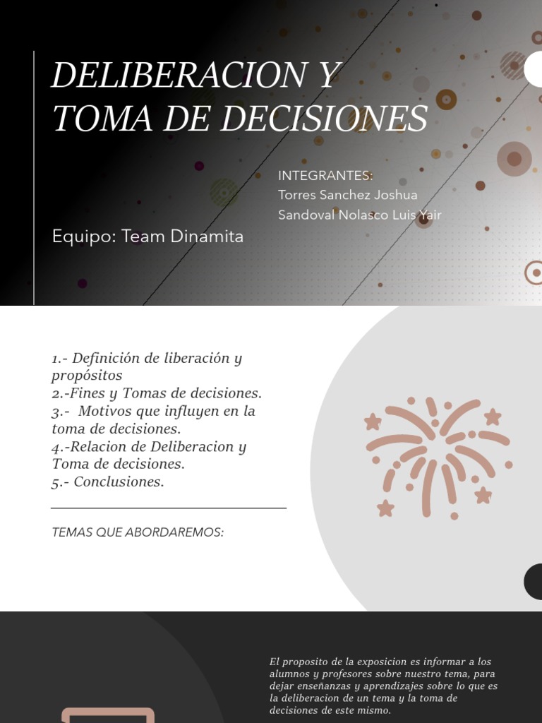 Deliberacion y Toma de Decisiones | PDF | Toma de decisiones | Moralidad