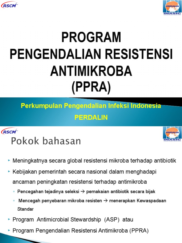 Program Pengendalian Resistensi Atimikroba (Ppra) | PDF