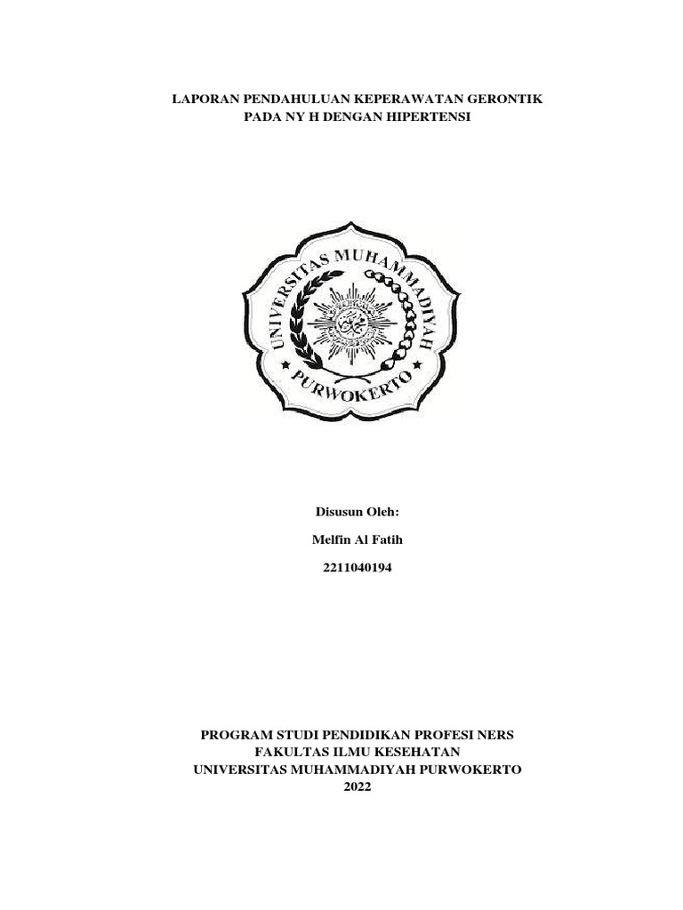 Laporan Pendahuluan Keperawatan Gerontik | PDF