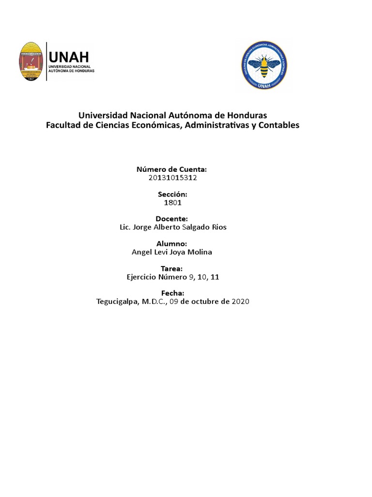 Ejercicio (9, 10 y 11 | PDF | Activo fijo | Valor neto