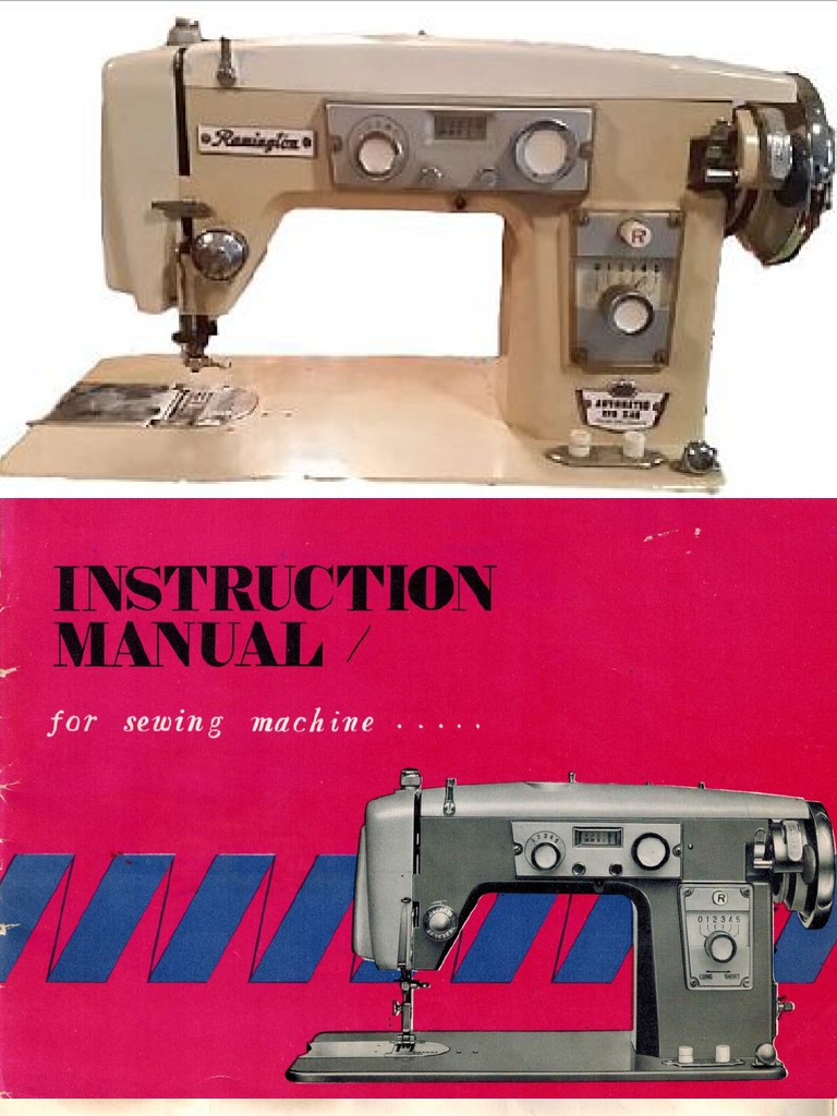 Remington DeLuxe Automatic ZigZag - Manual | PDF