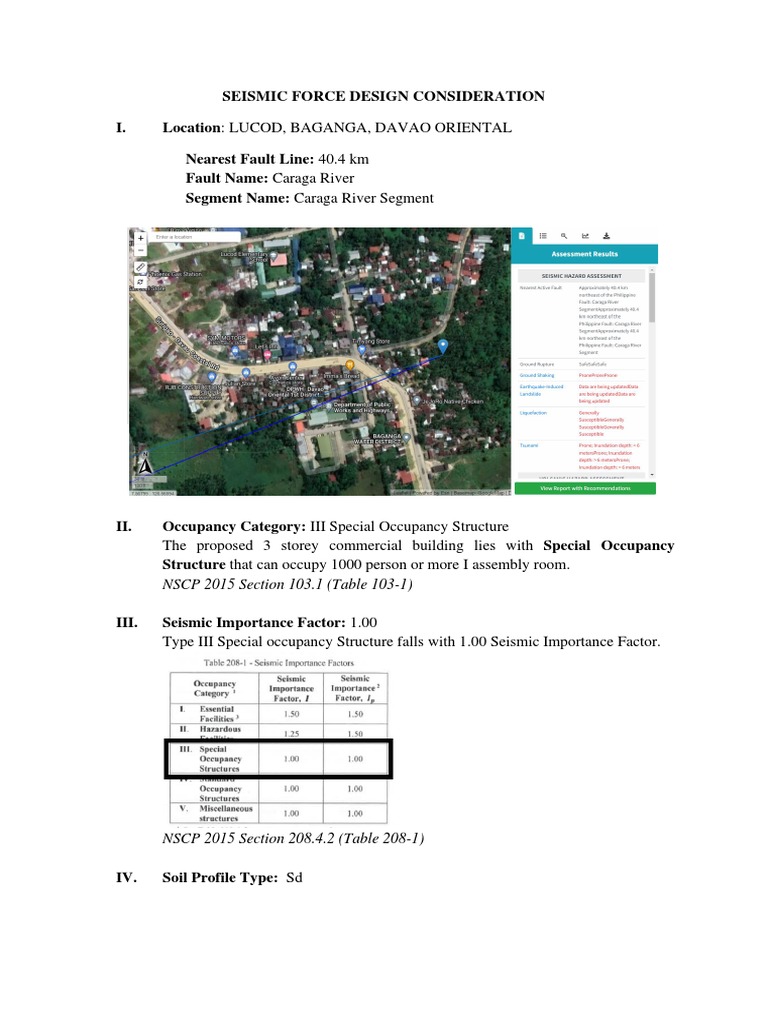 4.2seismic Force Design Consideration | PDF | Earthquakes | Moment ...