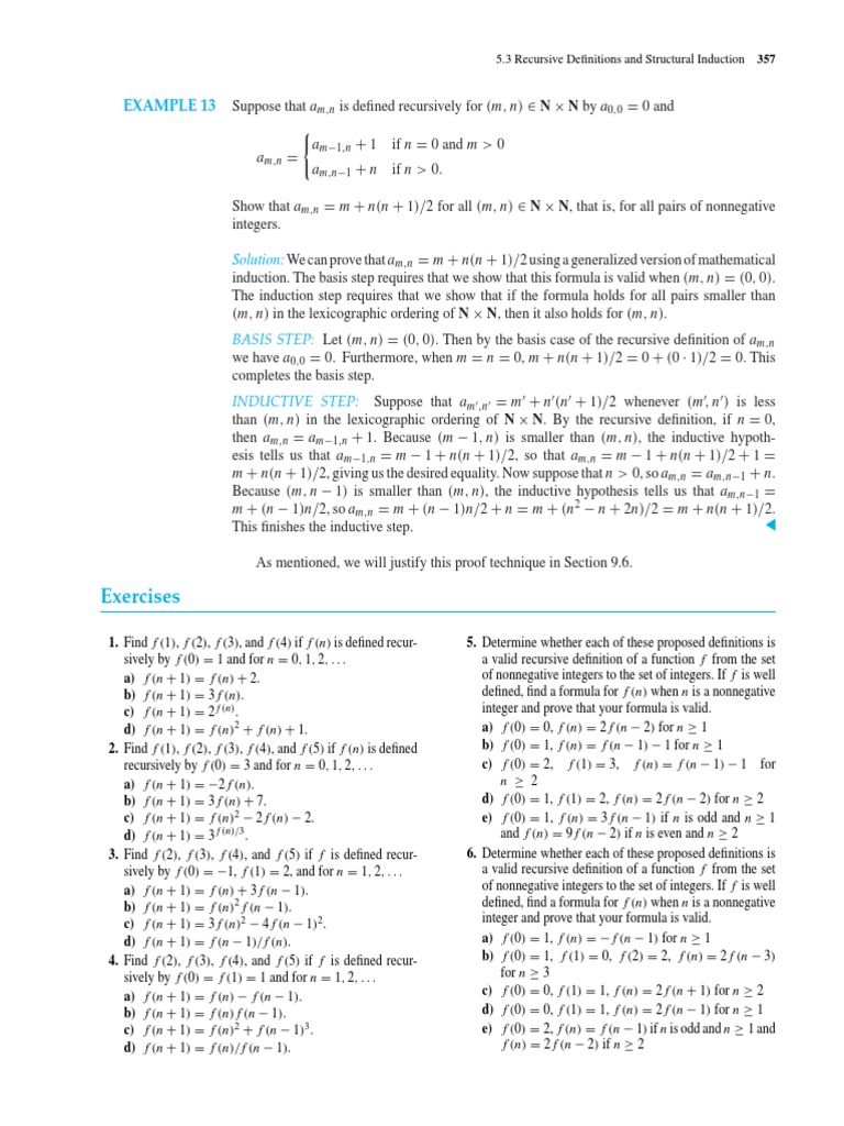 Recursions Problems | Download Free PDF | Mathematical Objects | Abstract Algebra