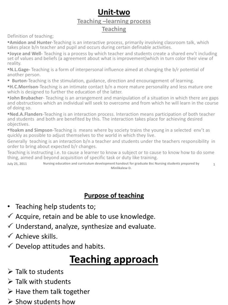 Nursing Education: Curriculum Insights | PDF | Teachers | Learning
