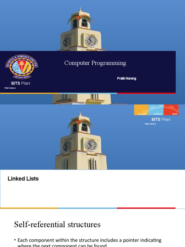 Linked Lists Pdf