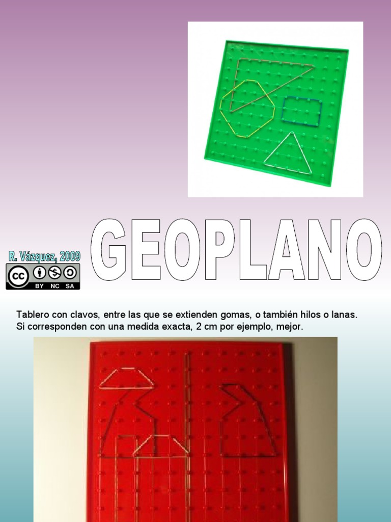 Geoplano y Actividades | PDF | Geometría | Geometría Elemental