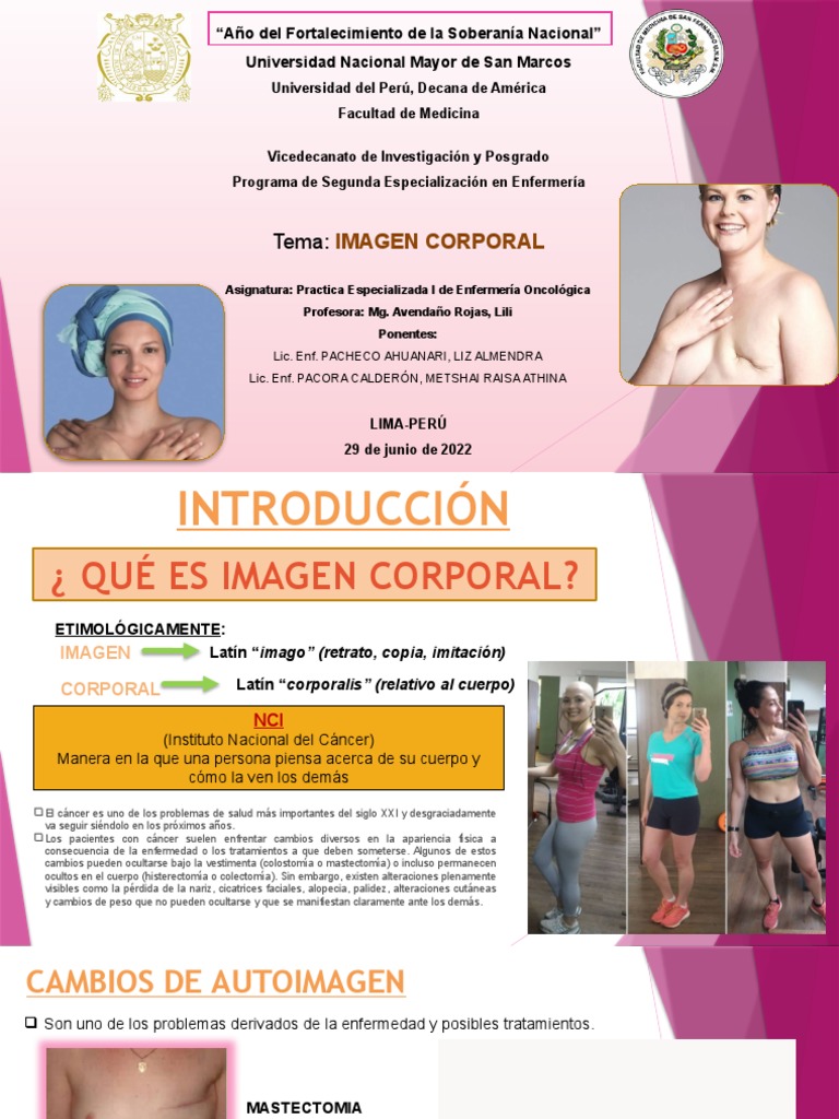 Impacto del Cáncer en la Imagen Corporal | PDF | Autoestima | Dolor