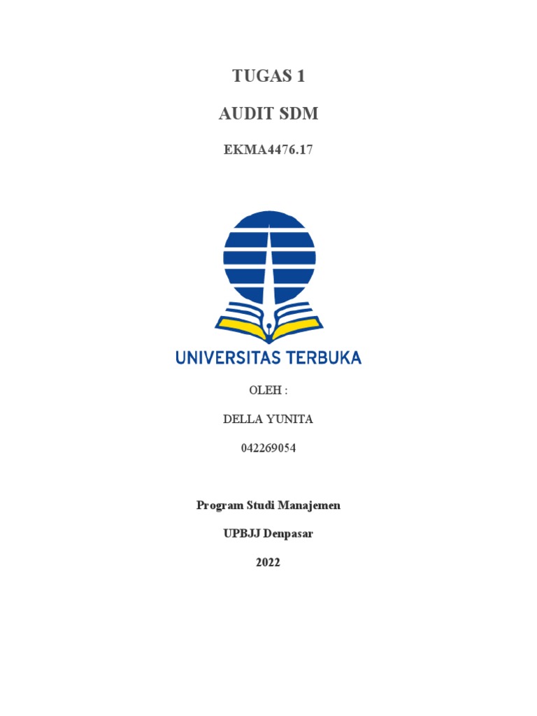 Tugas 1 Audit SDM | PDF
