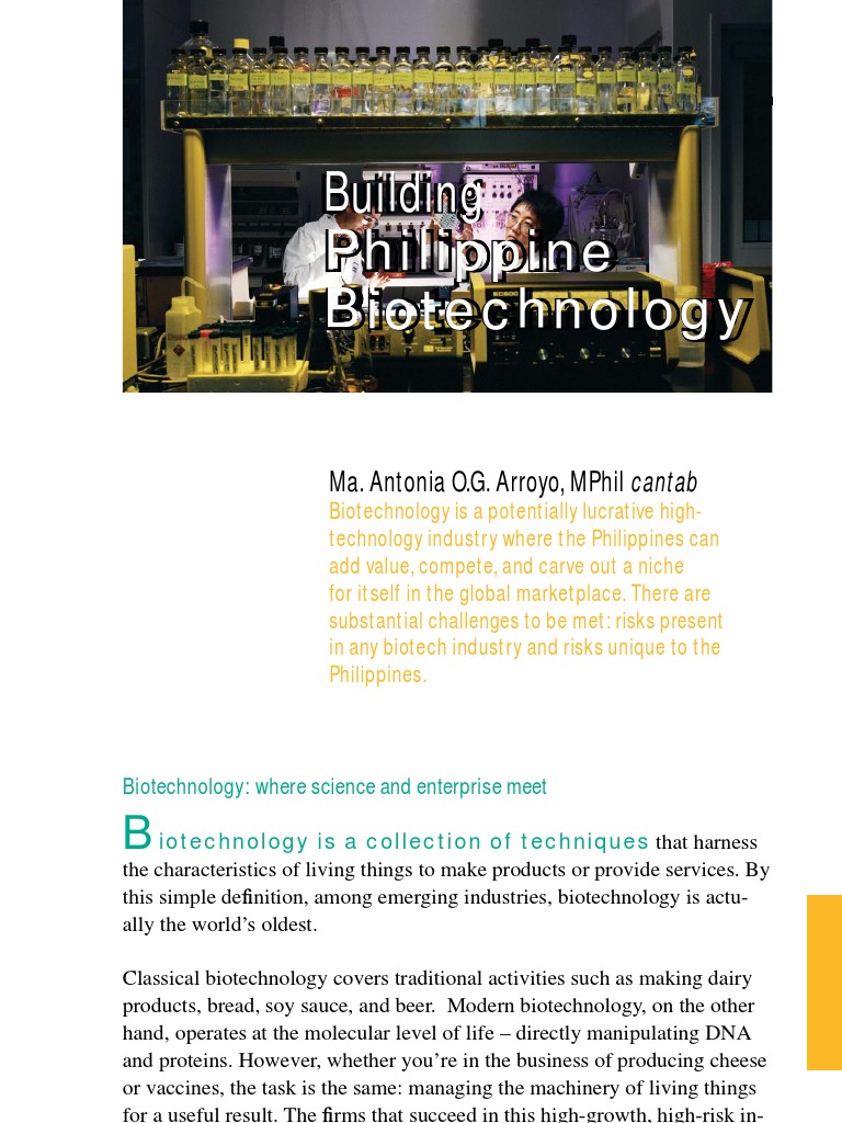 Building Biotechnology Philippines | PDF | Biotechnology | Genetically ...