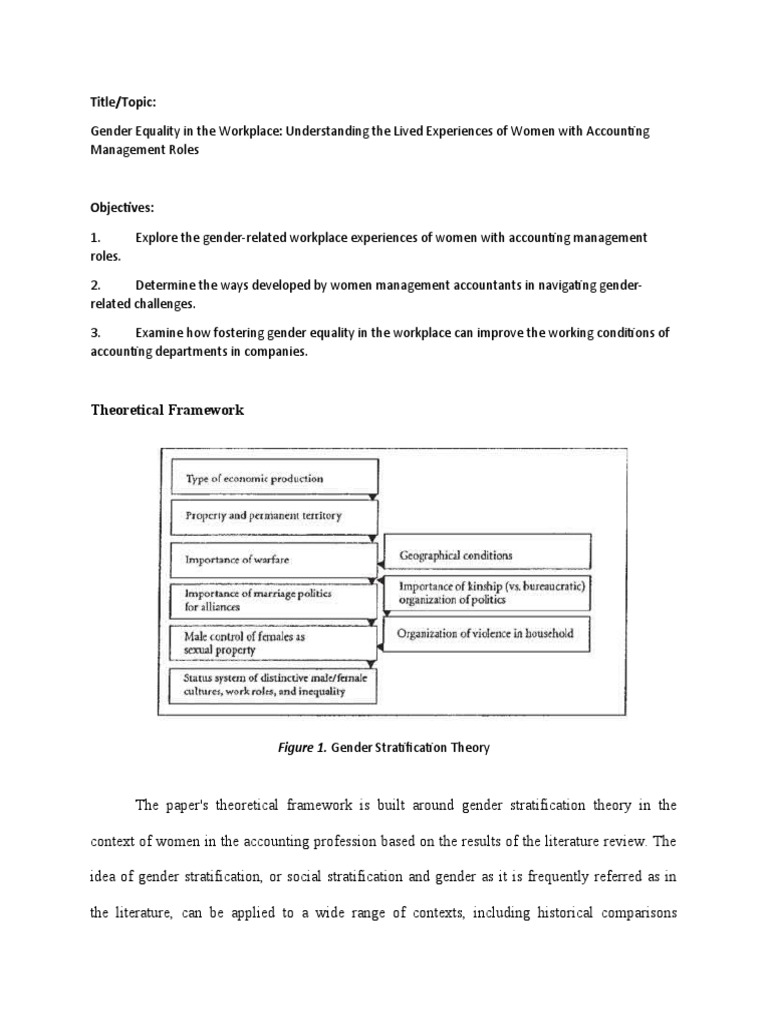 Theoretical Framework | PDF | Gender | Gender Studies Theoretical Framework | PDF | Gender | Gender Studies