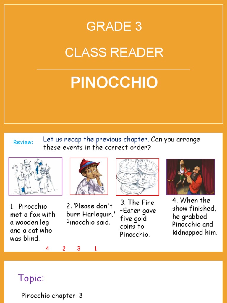 Pinocchio Chapter 3 Review | PDF