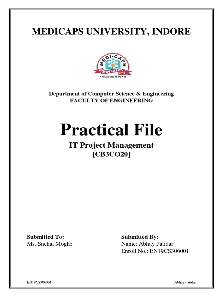 IT Project Management Lab Manual | Download Free PDF | Agile Software Development | Scrum ...