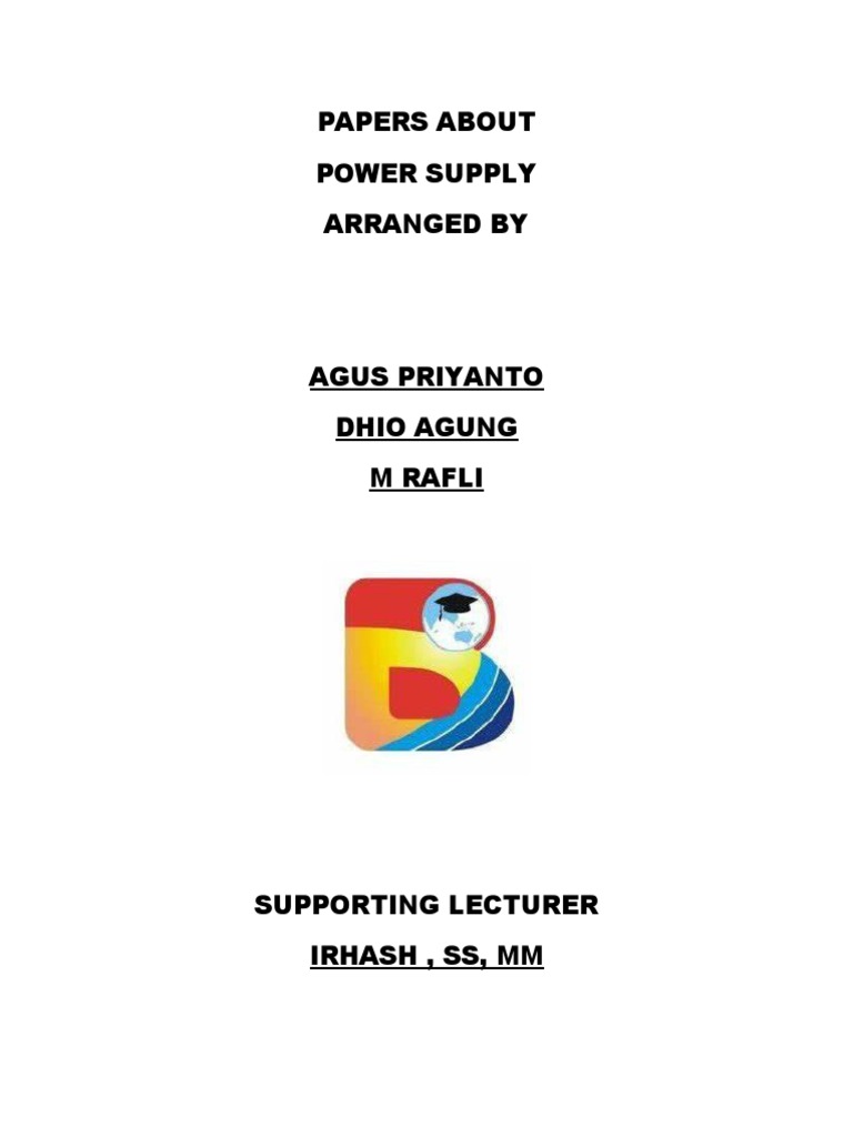 English Power Supply | PDF | Power Supply | Direct Current