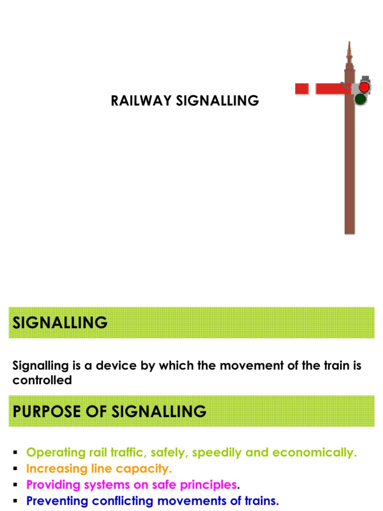 Railway Signalling | PDF | Business | Technology & Engineering