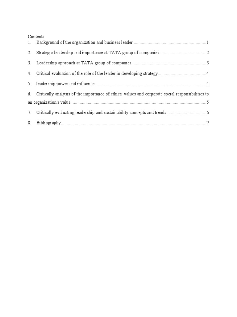 TATA Group of Companies | PDF