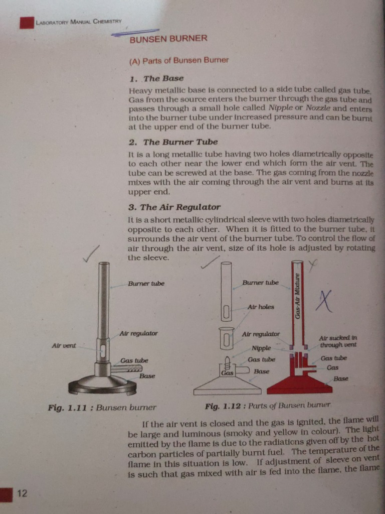 Bunsen Burner | PDF | Chemistry | Energy Technology