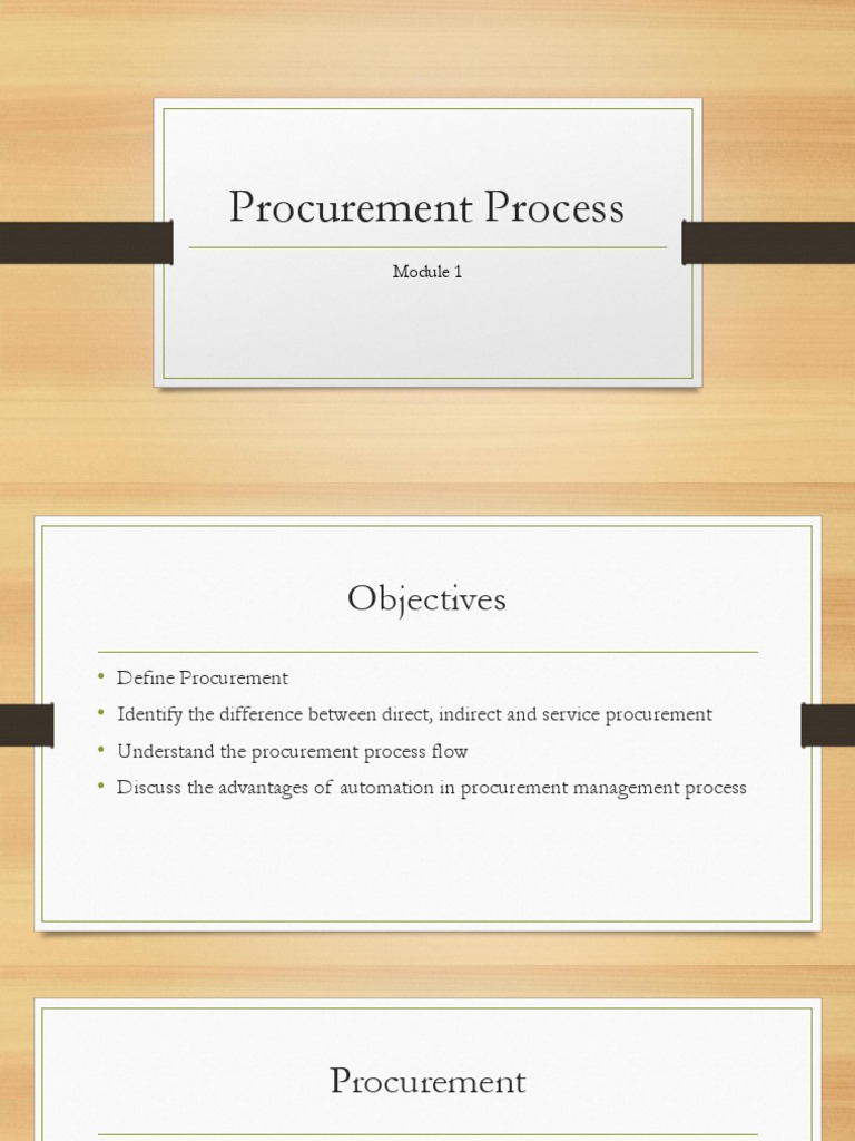 Procurement Management Process Overview | PDF | Procurement | Supply Chain Management