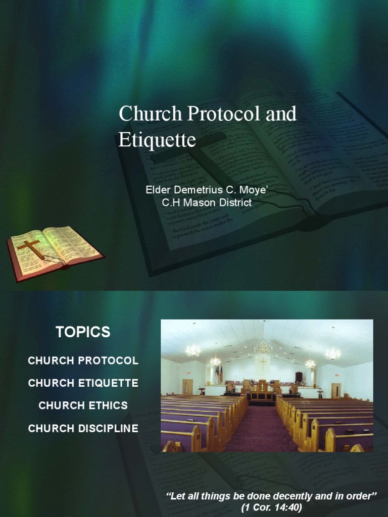 Church Protocol | PDF