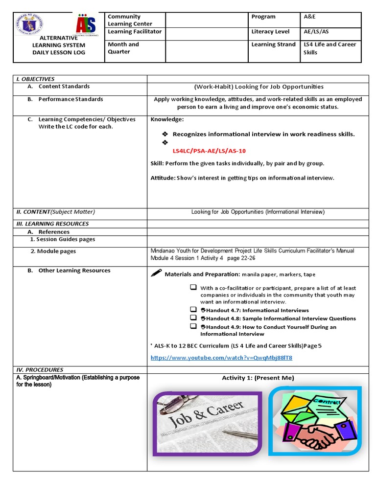 DLL MyDevModule4 Session 1 Activity 4 | Download Free PDF | Learning | Teachers