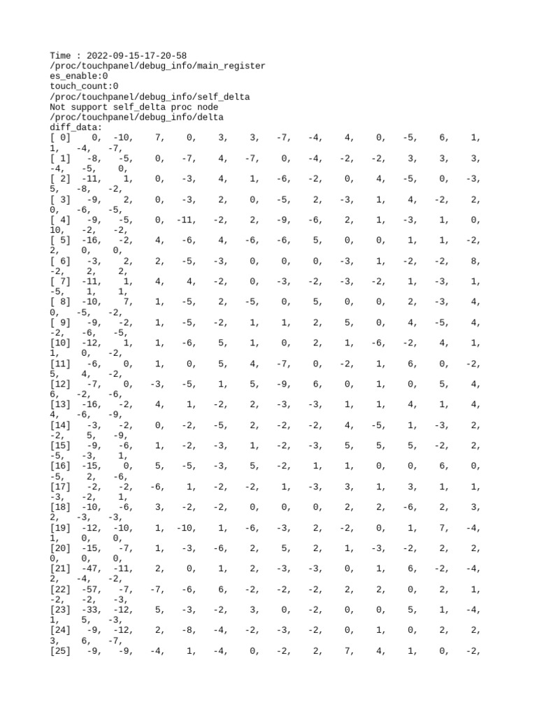 TP Debug Info | PDF | Data | Computer Data