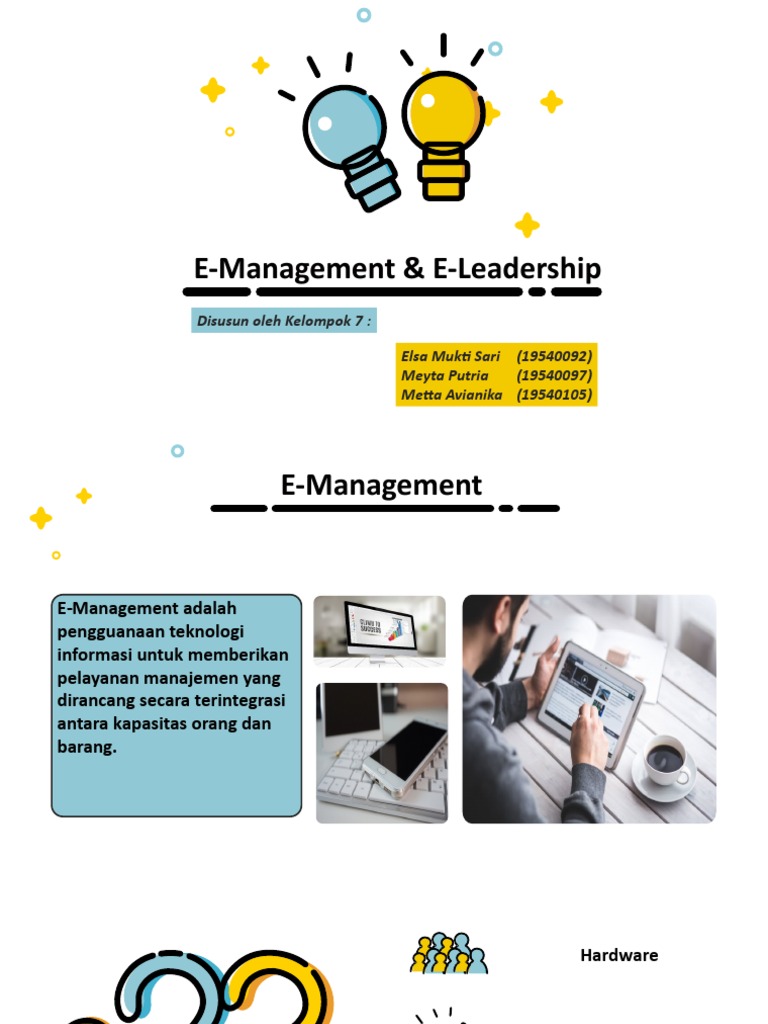 E-Management dan E-Leadership Modern | PDF | Karier & Perkembangan | Bisnis