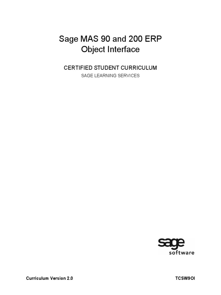 Mas90 Boi v20 | PDF | Component Object Model | Method (Computer Programming)