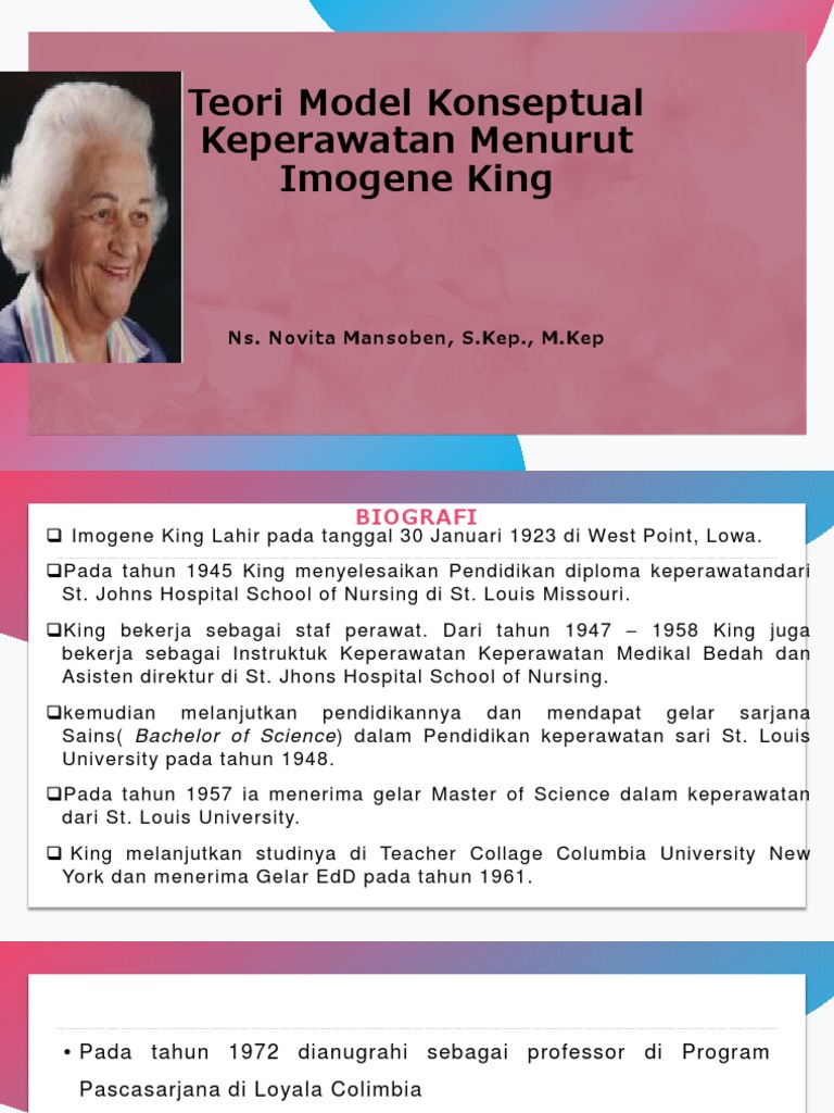 Teori Model Konseptual Keperawatan Menurut Imogene King | PDF