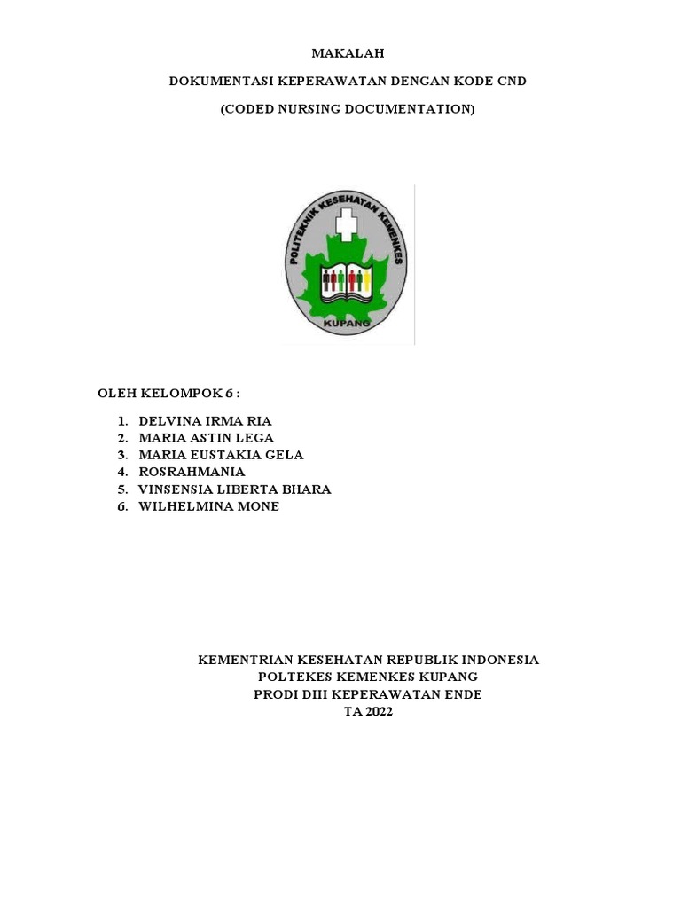 Makalah Dokep Dengan Kode CND | PDF