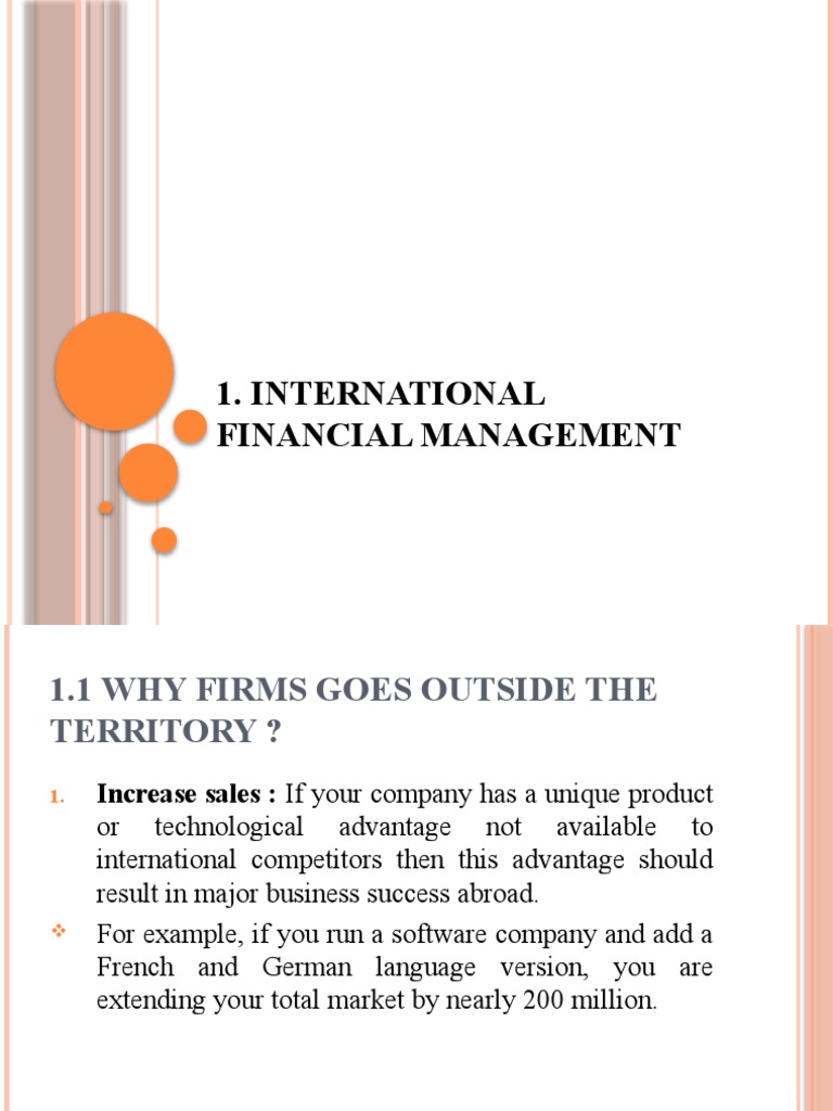 International BUSINESS CHAPTER 1 | PDF | Foreign Exchange Market | Exchange Rate