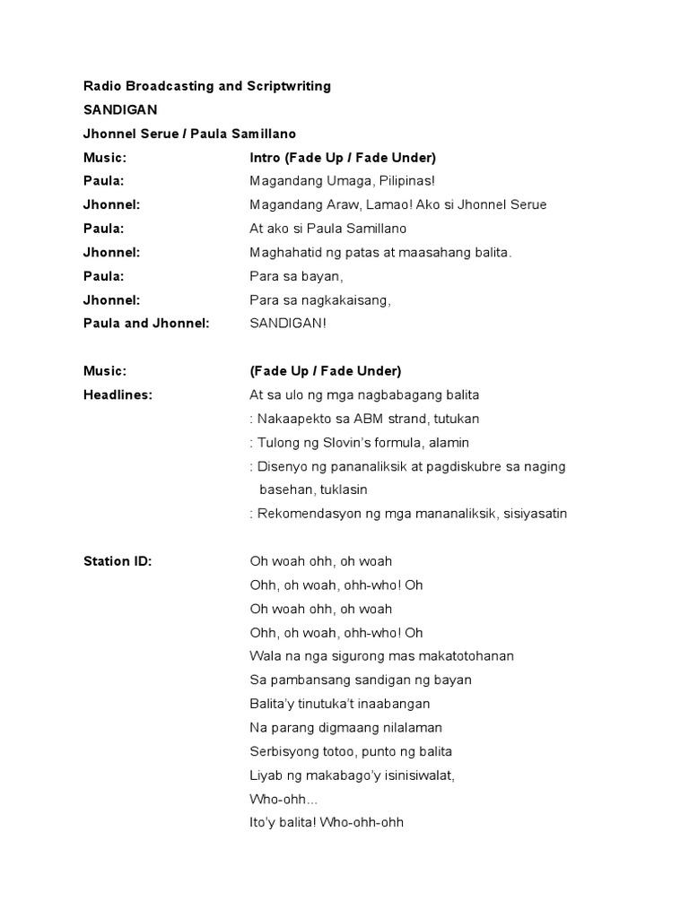 TV Broadcasting FILI | PDF
