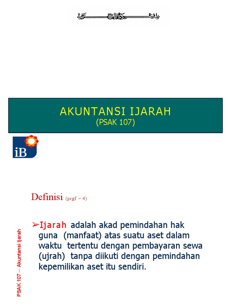 Akuntansi Ijarah | PDF | Hukum